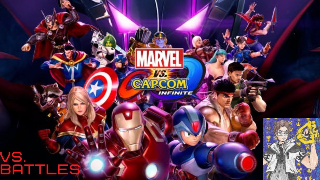 Marvel vs. Capcom Infinite- Versus Fun- Chris/Morgan vs. Captain Marvel ...
