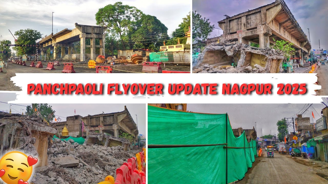Pachpaoli Flyover Updated- 2025 In Nagpur 🌉 || Kab tak Banega Flyover ...