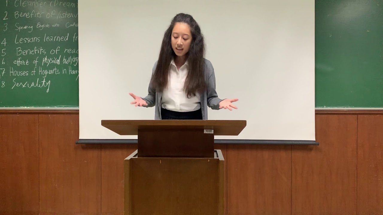 Speech 1 in Public Speaking Class! - YouTube