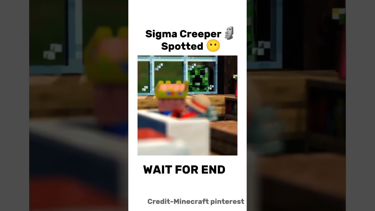 Sigma creeper spotted😶 | Minecraft Status 💀 #shorts - YouTube