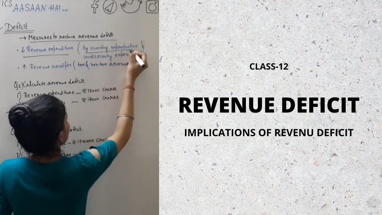 Revenue Deficit | Implications | Budgetary deficit | Budget | Class-12 ...