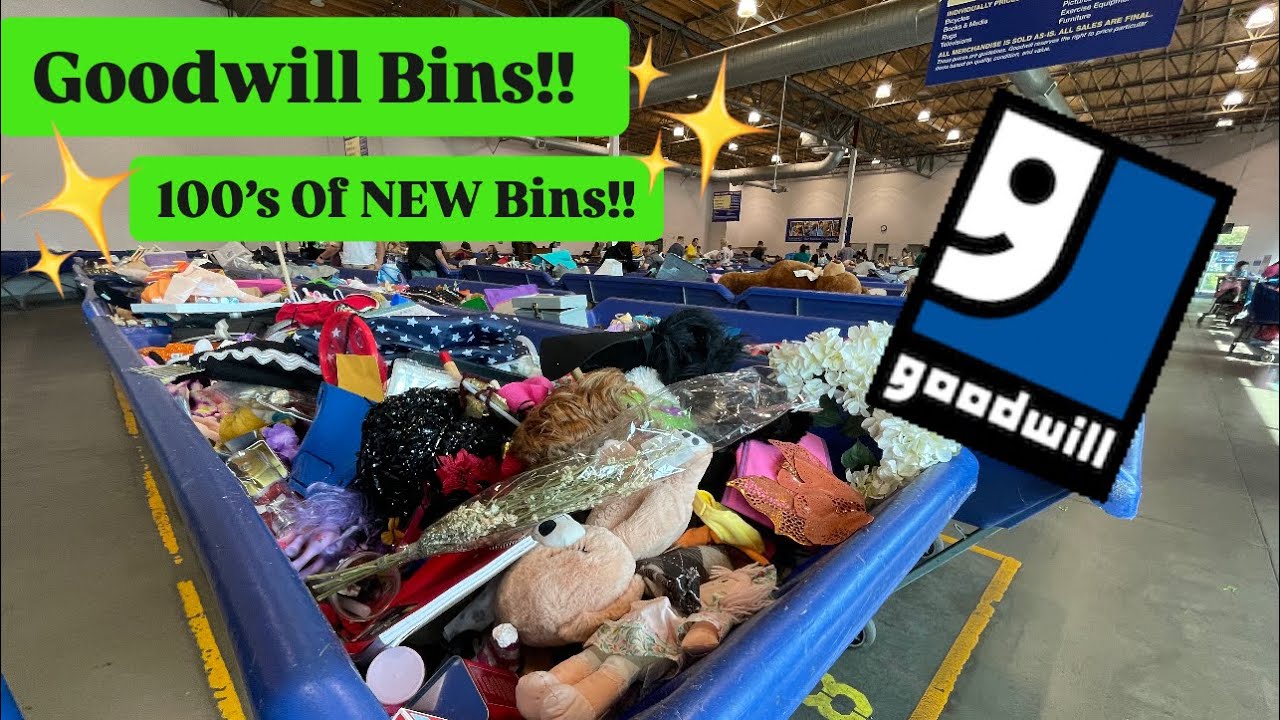Let’s Go To Goodwill Bins!!! 100s Of New Bins To Dig Thru! +1 Item ...