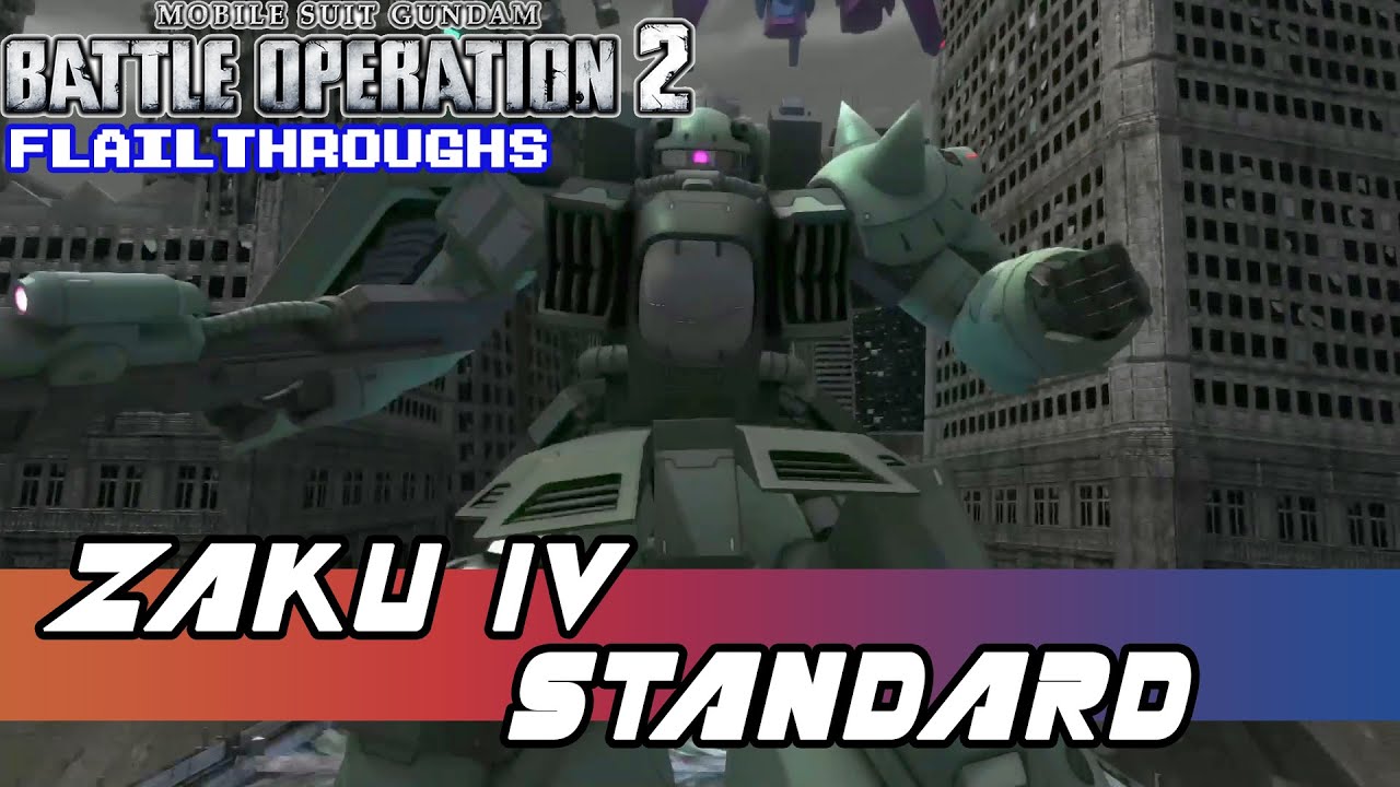 Gundam Battle Operation 2: AMS-116 Zaku IV - the Standard Sniper Version, With Friends! - YouTube