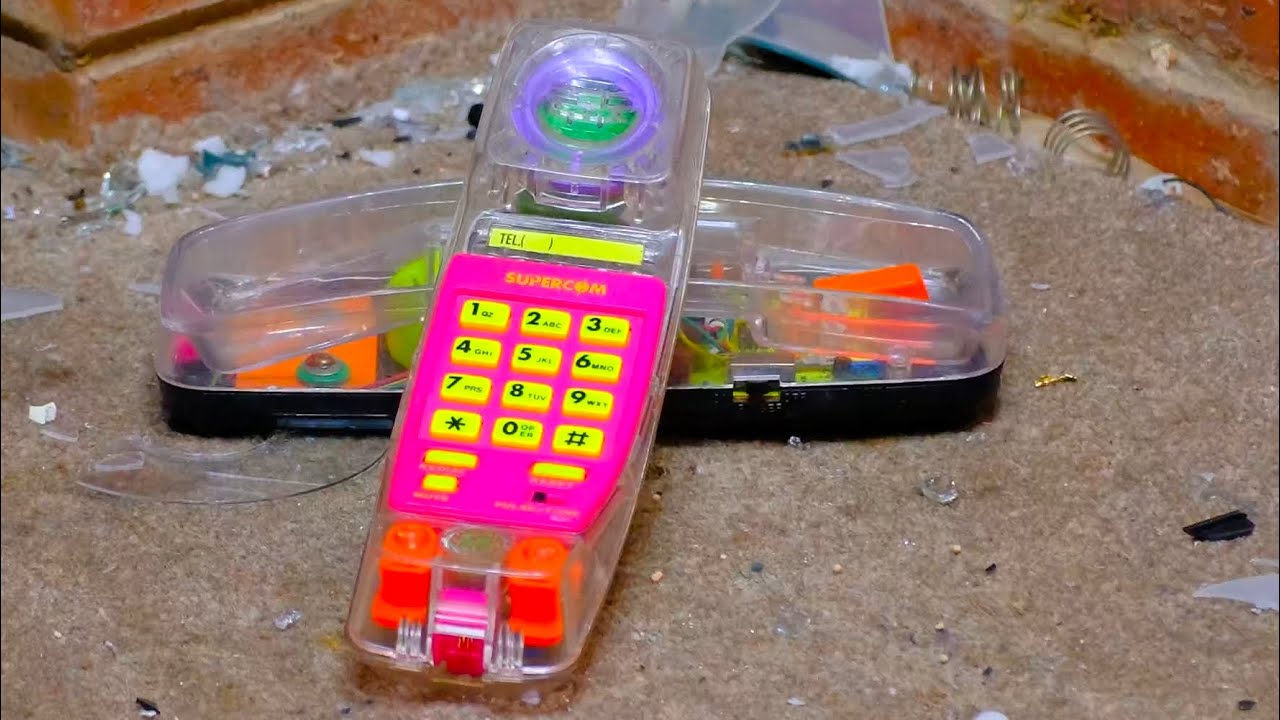 Smash Vintage Colourful Supercom Phone - YouTube