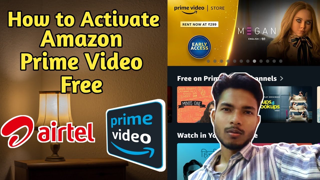 How to activate prime video | Airtel plan me amazon prime keise ...