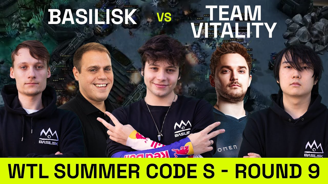 BASILISK VS Team Vitality | WTL Summer Round 9 | Starcraft 2 - YouTube