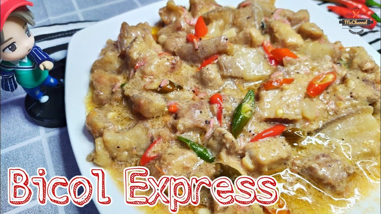 EXTRA HOT & SPICY BICOL EXPRESS RECIPE | By: MCCHANNEL - YouTube
