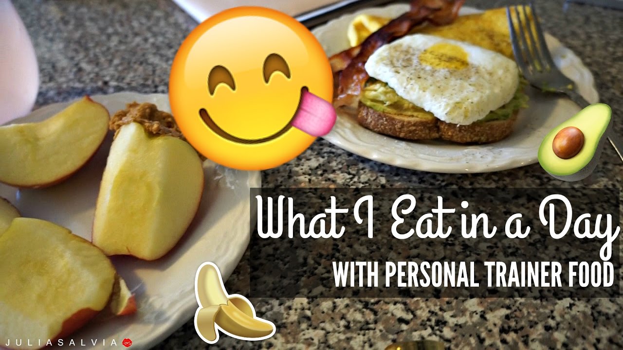What I Eat in a Day | Personal Trainer Food - YouTube