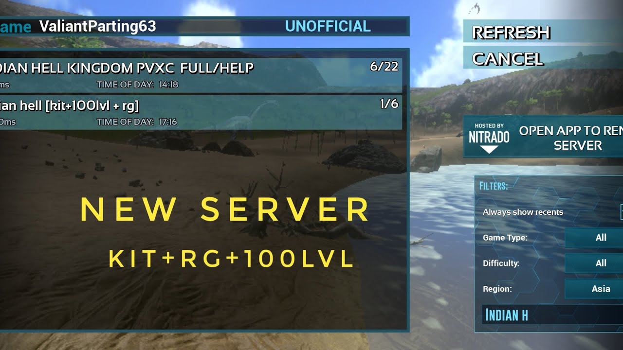 new server |best server | 100lvl server Pvp server op server and ...