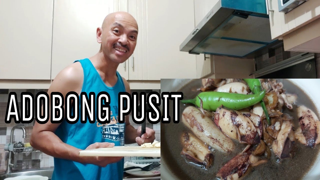 ADOBONG PUSIT WALANG TINTA - YouTube