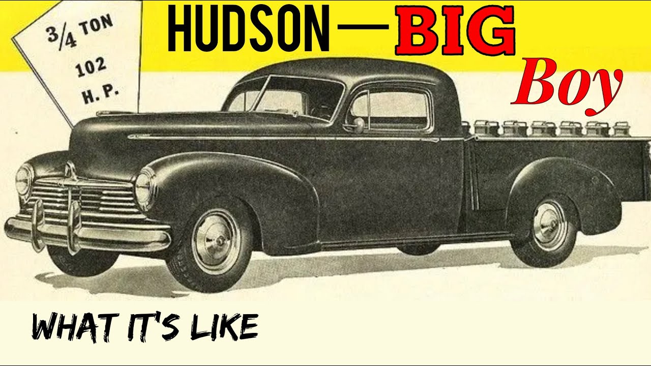 1946 Hudson big boy, one Absolutely stunning pick up. - YouTube