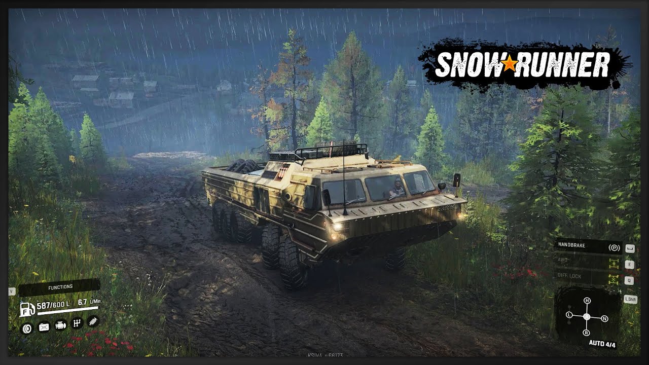 BAZ 69481m for SnowRunner Conversion of a transport loading vehicle TZM ...