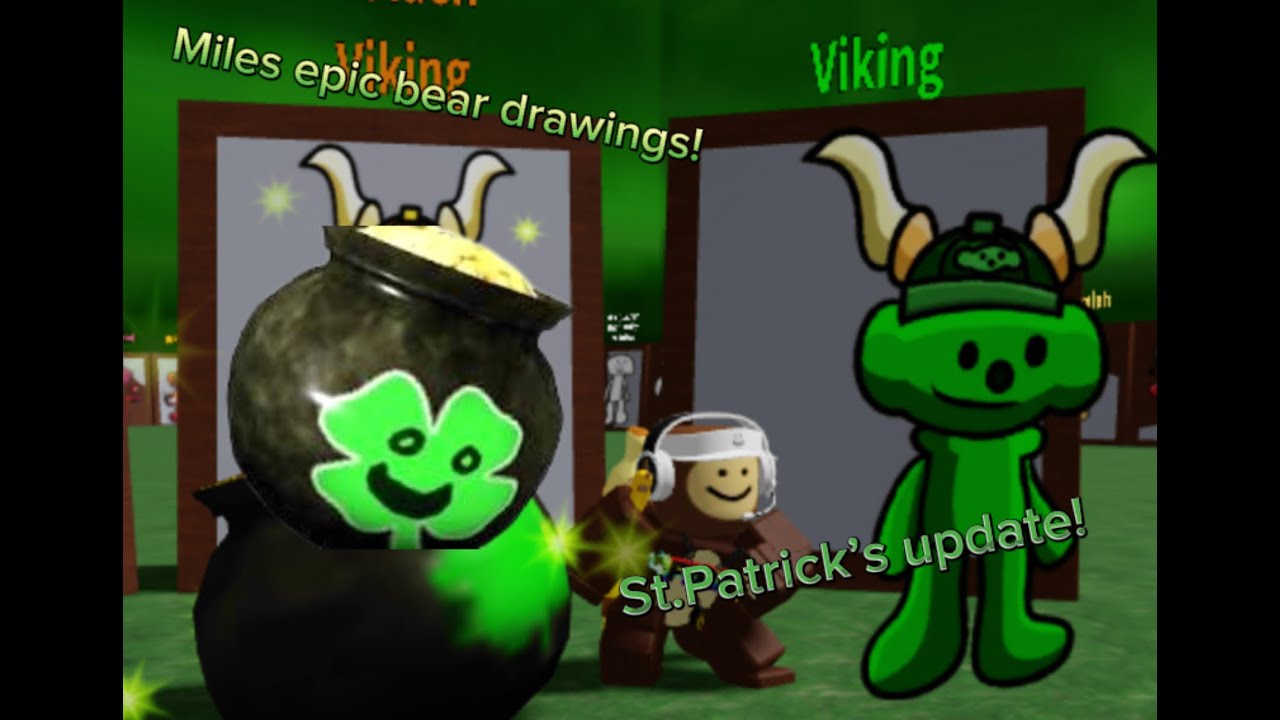 Miles epic bear drawings! St.Patrick’s update! - YouTube
