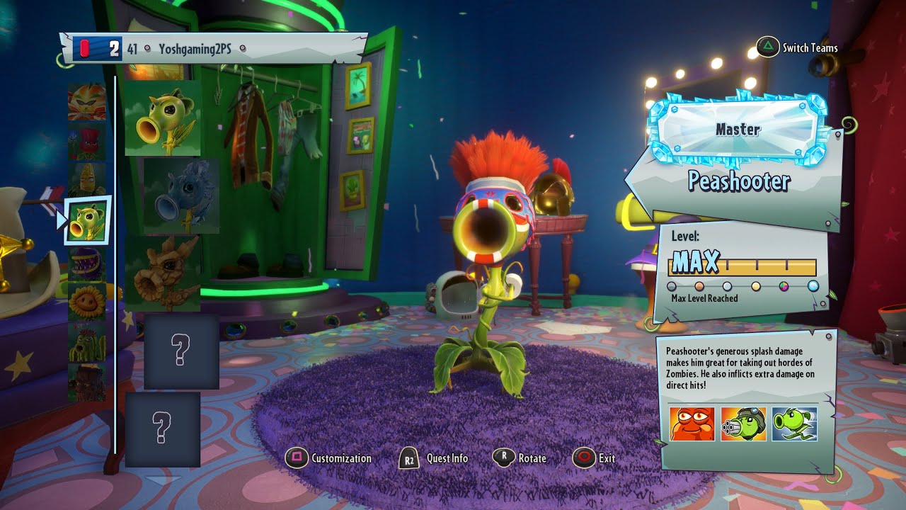 Plants vs Zombies GW2 the character grind part 4, a LEGEND? - YouTube