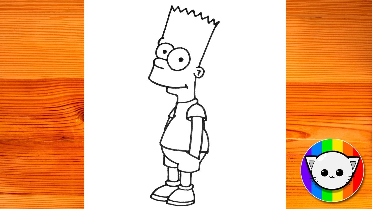 How to Draw Bart Simpson - YouTube