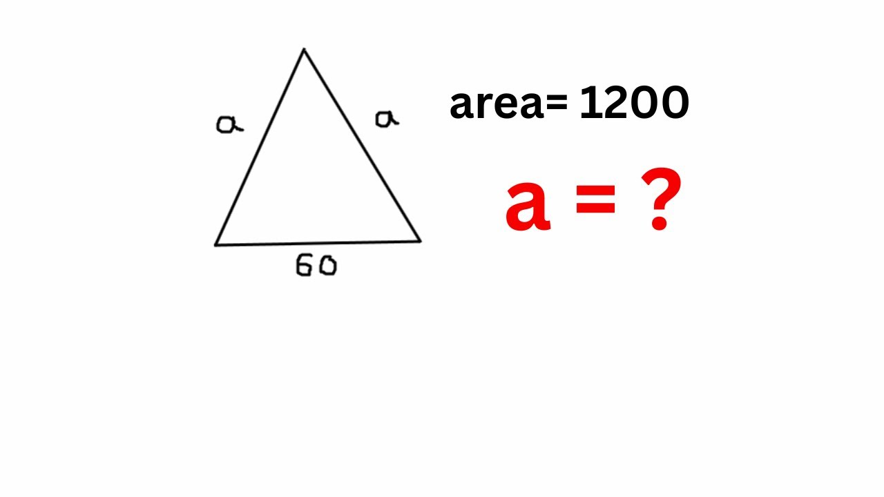 geometry problem | can you solve the triangle problem - YouTube