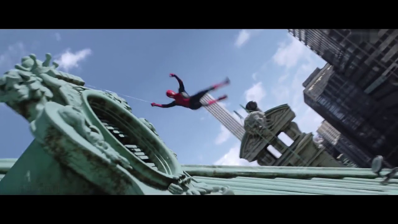 SPIDER MAN: FAR FROM HOME final swing with TASM 2 Soundtrack - YouTube