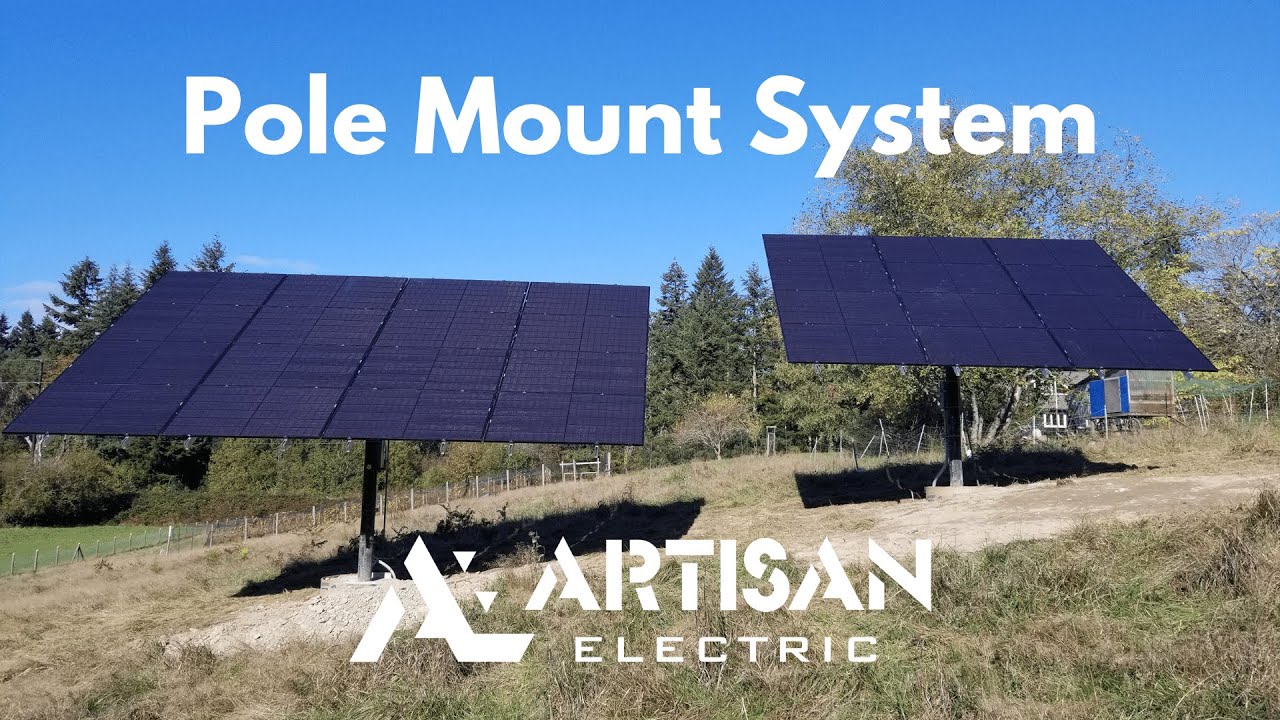 Pole Mount Installation Using MT Solar - YouTube