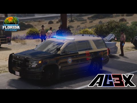 Patrolling as a FHP K9 Trooper in a *Realistic* Florida Based Fivem ...