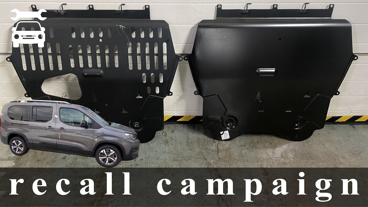 Recall campaign (body protector)-PEUGEOT RIFTER/CITROEN BERLINGO/OPEL ...