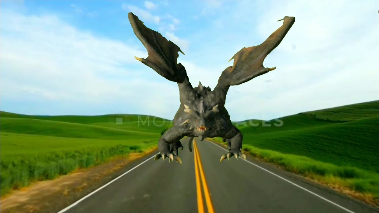 dragon/green screen dragon/vfx/graphics/animation/3d character ...