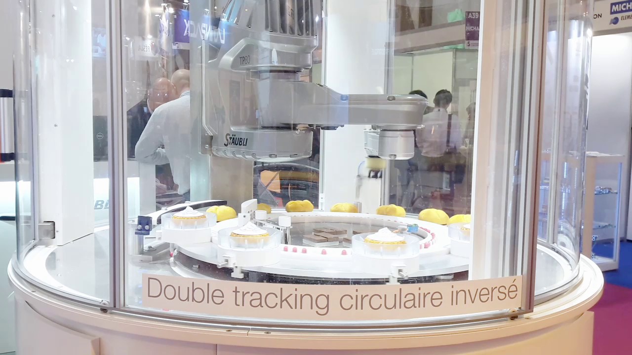 Vu au CFIA 2017 : Quatre opérations avec le robot TP80 HE de Stäubli ...
