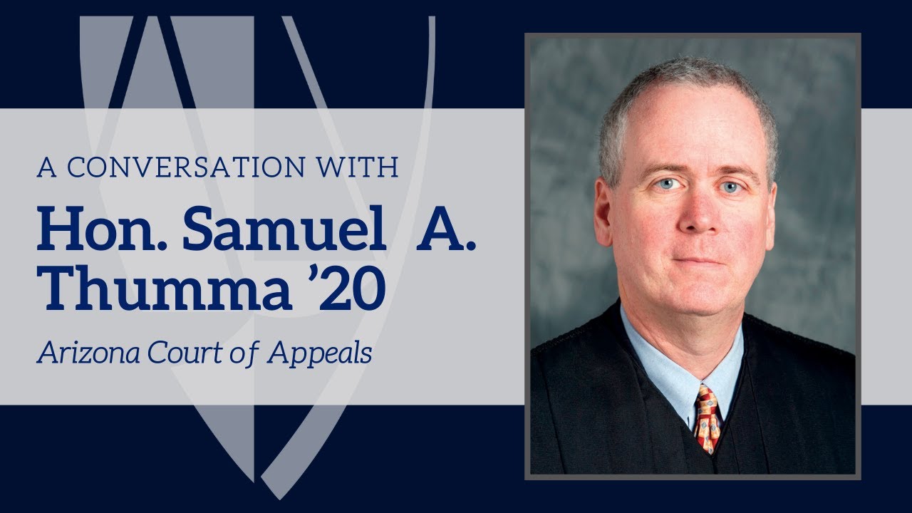 Hon. Sam Thumma (Duke LLM ’20) talks about writing his master's thesis ...