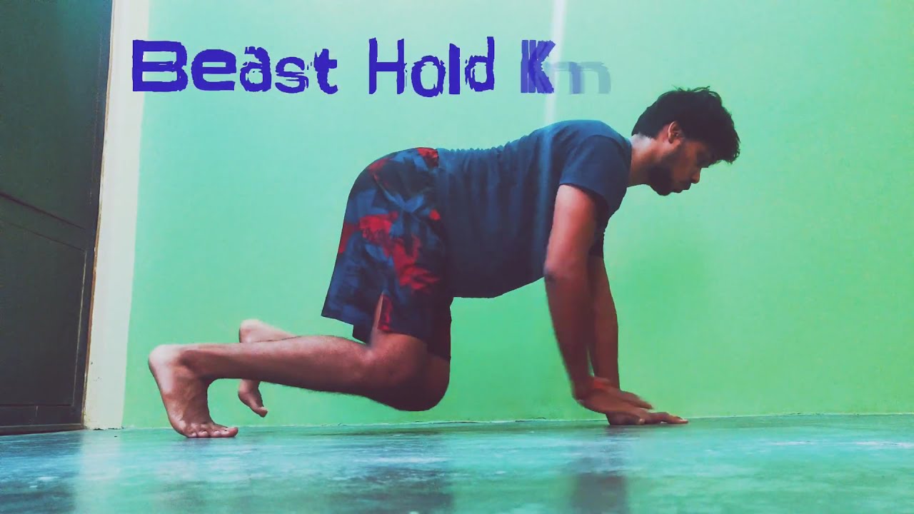 Beast Hold Knee Tap | Animal Flow - YouTube