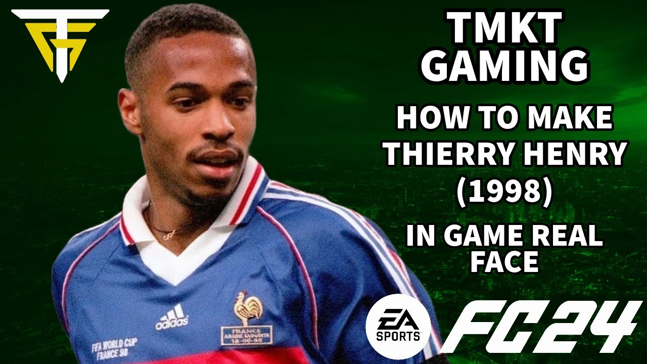 EA FC 24 - How To Make Thierry Henry (1998) - In Game Real Face! - YouTube
