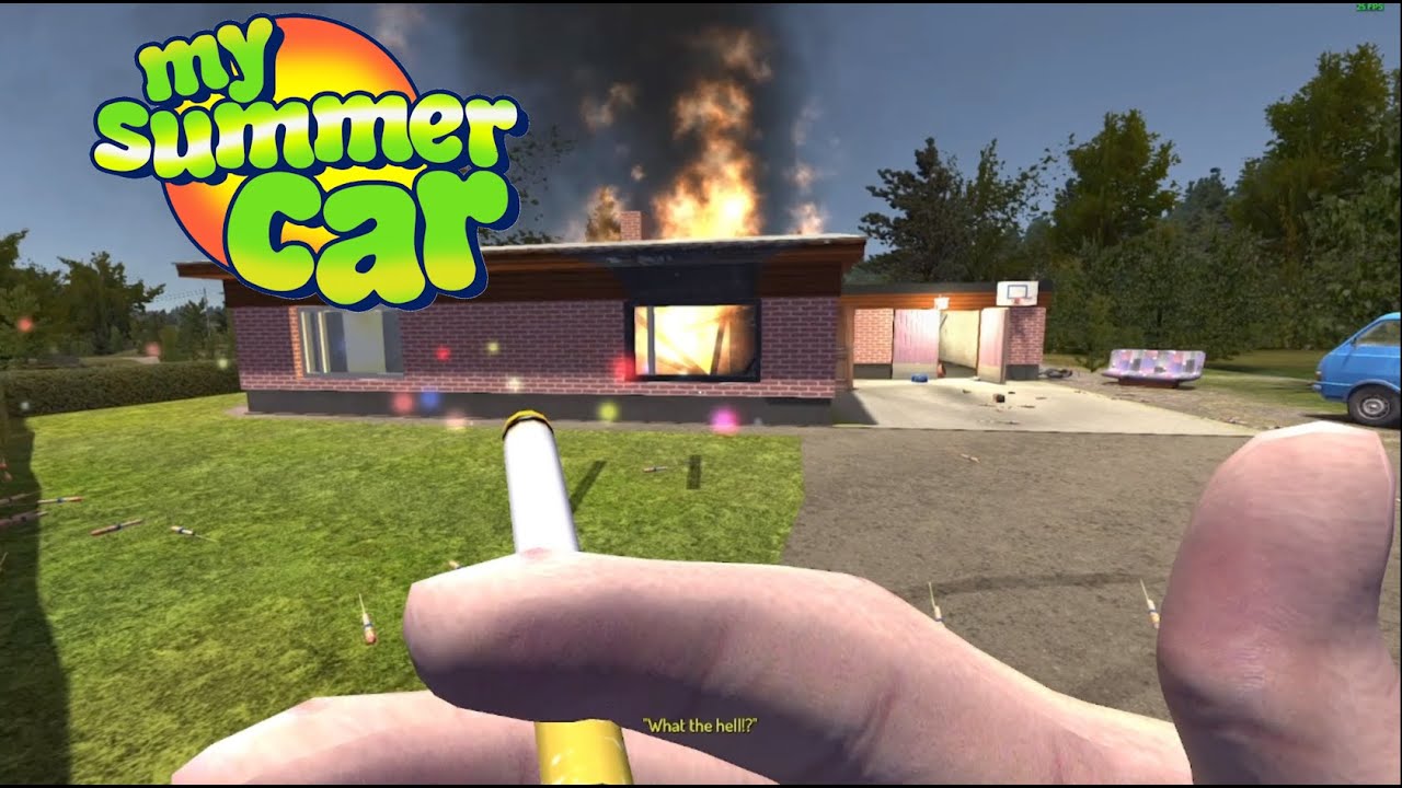 Strong Bang Fireworks - My Summer Car (V11) - YouTube