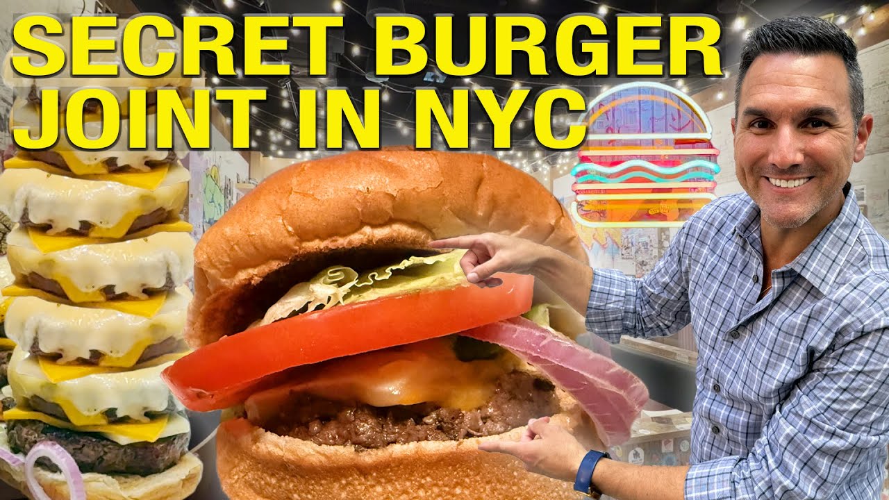 Burger Joint! Hidden Gem: Eating the BEST burgers at a secret NYC spot ...