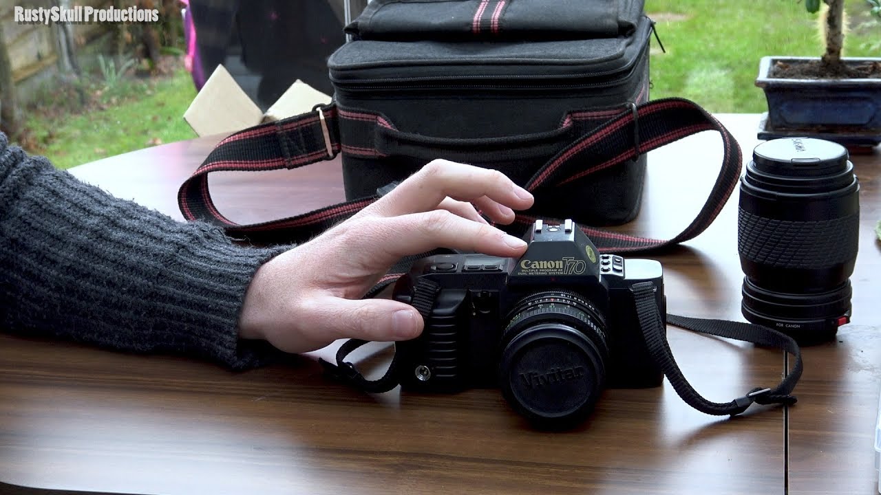 Canon T70 SLR 35mm Film Camera 1984 - RustySkull Productions - YouTube