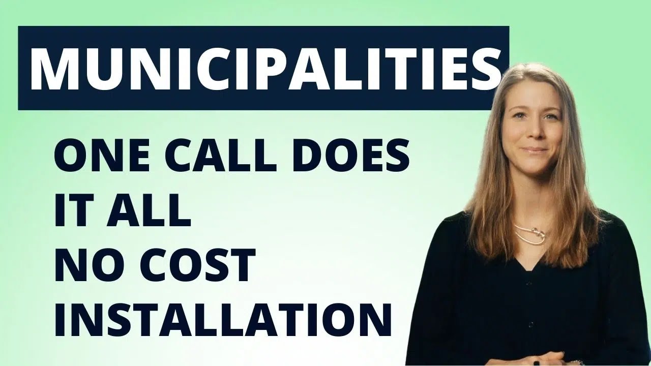 One Call Does it All - No Cost Municipality Installation - YouTube