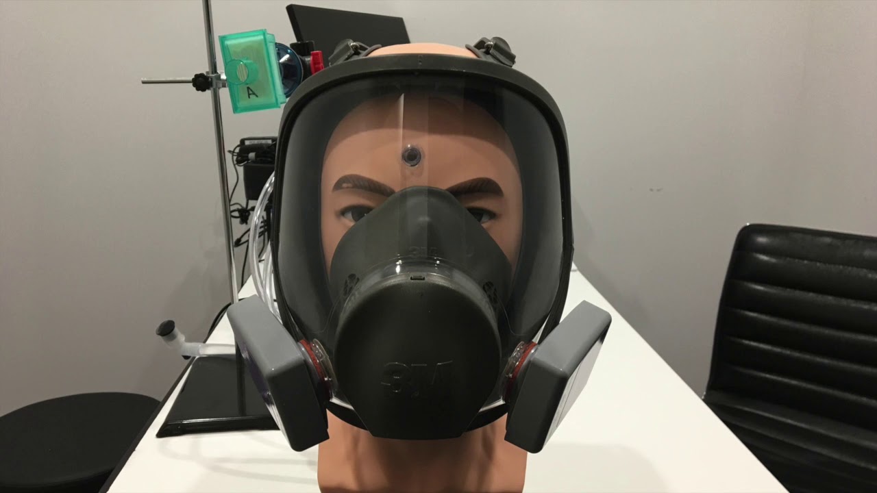3M 6800 Full Face Mask with 7093CN P100 Filter - YouTube