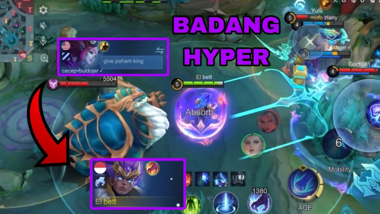 BADANG HYPER AWAL NYA DI RAGUKAN - Mobile Legends - YouTube