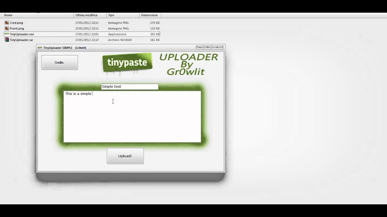 Simple TinyPaste Uploader - YouTube
