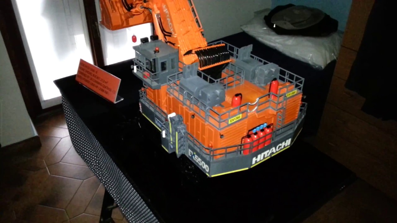 Hitachi ex5500-6 scale 1:35 - YouTube