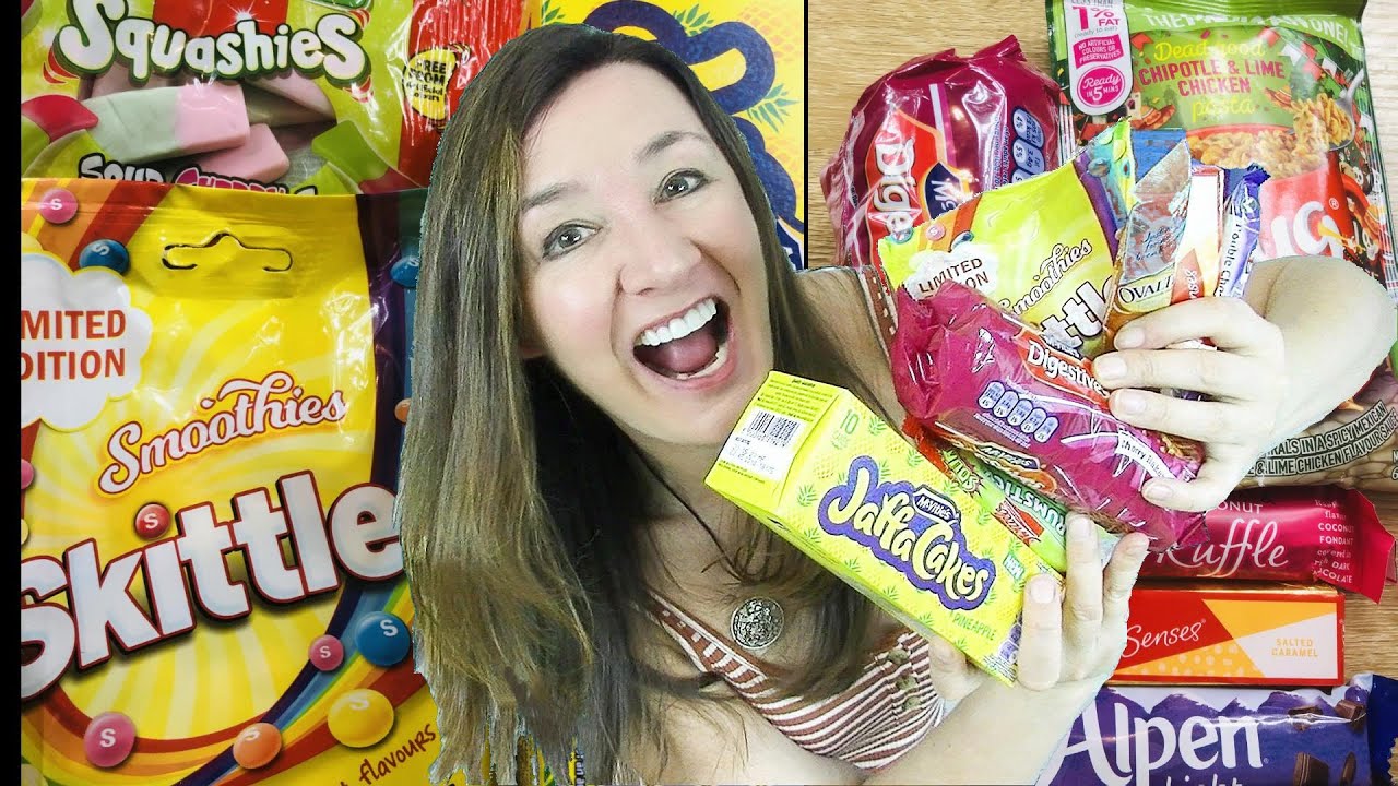 British Taste Test Smoothies Skittles and more - YouTube
