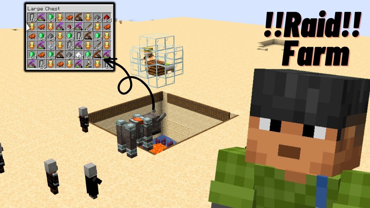 "Easiest Totem/Raid Farm In Minecraft Hardcore" - YouTube