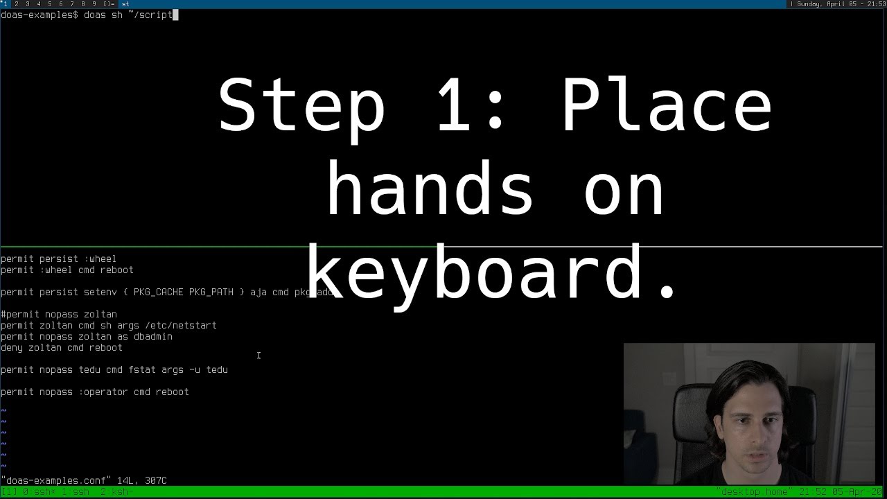 Hands-on with OpenBSD doas(1) examples - YouTube