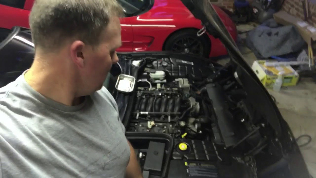 Corvette C5 intake removal - YouTube