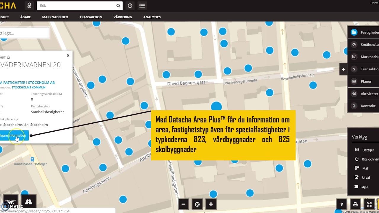 Datscha Fastighet Area Plus™ - YouTube