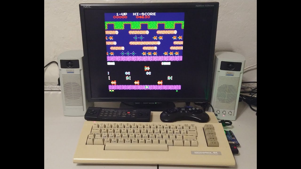 Breaking News! Scramble Hardware Arcade Core For Commodore 64 Turbo Chameleon! Frogger, Amidar ...