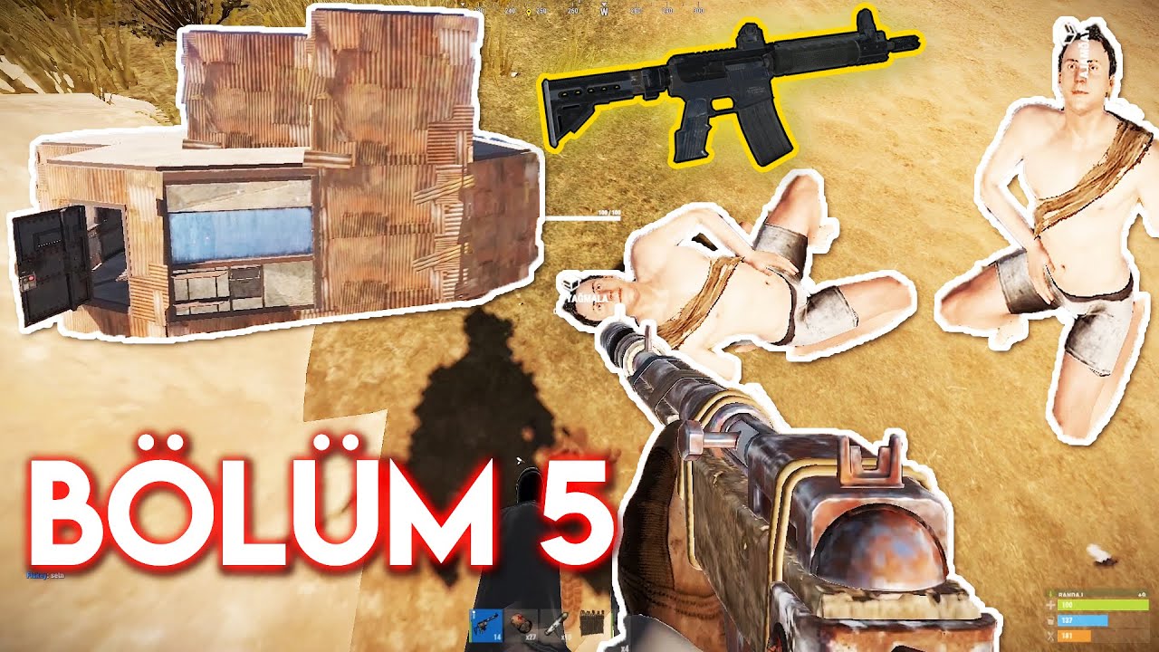 GELİŞMEYE SON GAZ DEVAM - Rust Türkçe - Sezon 1 Bölüm 5 - YouTube