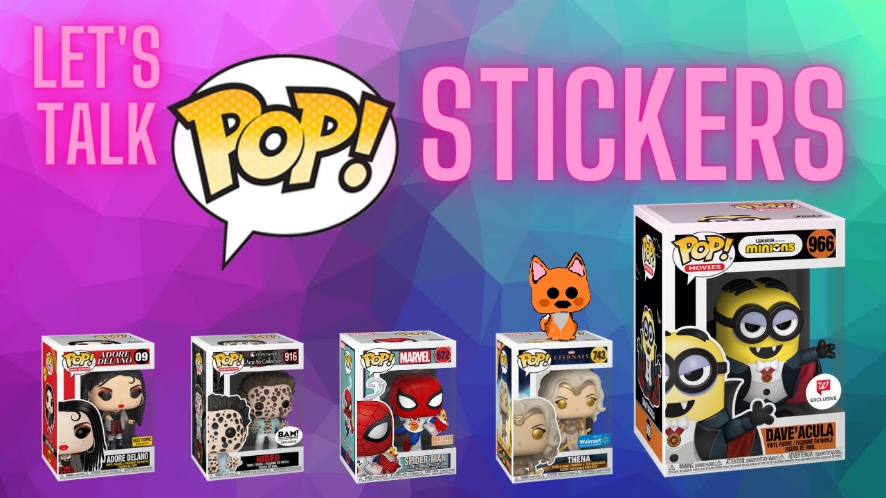 Let's Talk Funko Pop Vinyl Stickers - YouTube