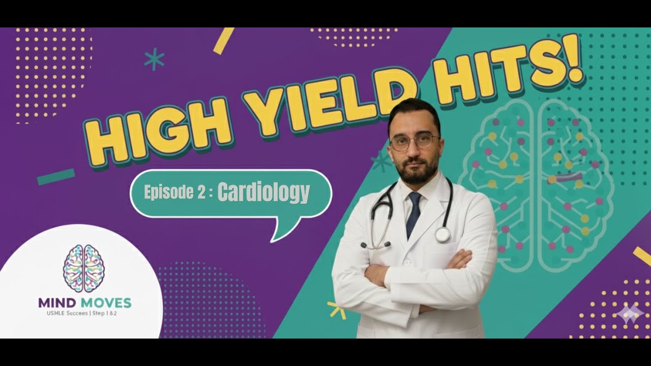 High Yield Hits Ep. [2]: USMLE Step 2 Rapid Review – Cardiology - YouTube