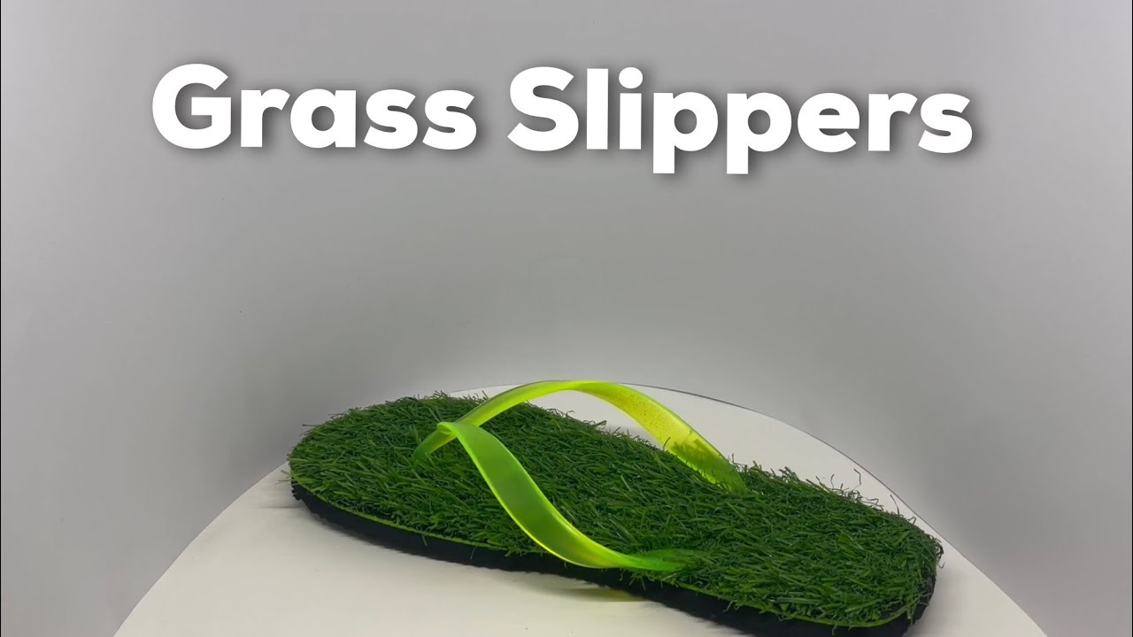 Grass Slippers - YouTube