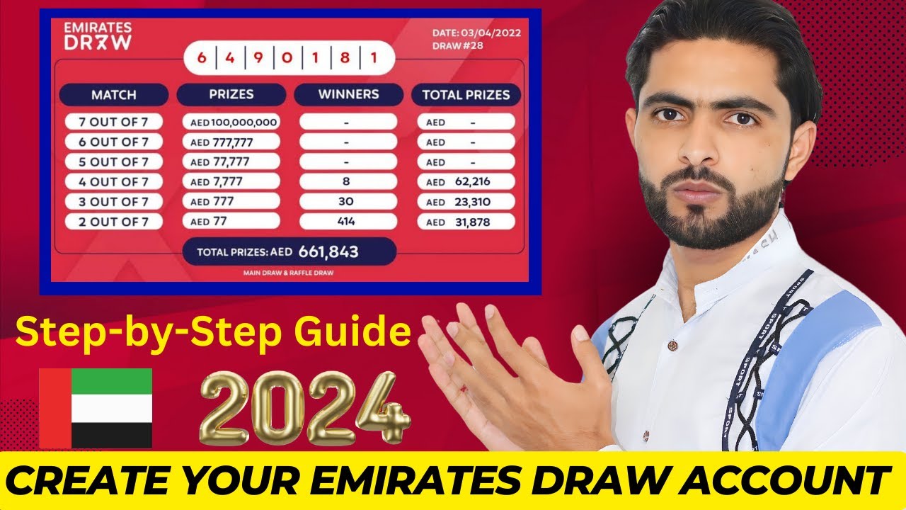 How to Create an Emirates Draw Account in 2024 | Step-by-Step Guide for ...