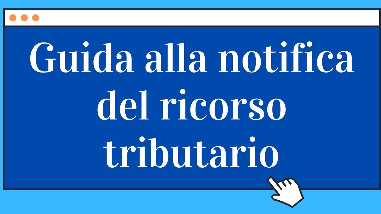 Guida alla notifica del Ricorso Tributario a mezzo PEC - YouTube