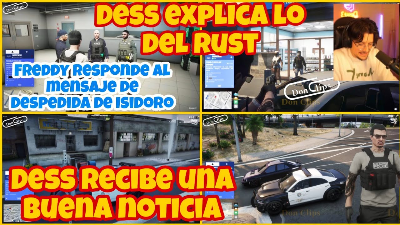 DESS HABLA DEL RUST, RECIBE UNA BUENA NOTICIA, FREDDY RESPONDE A ...